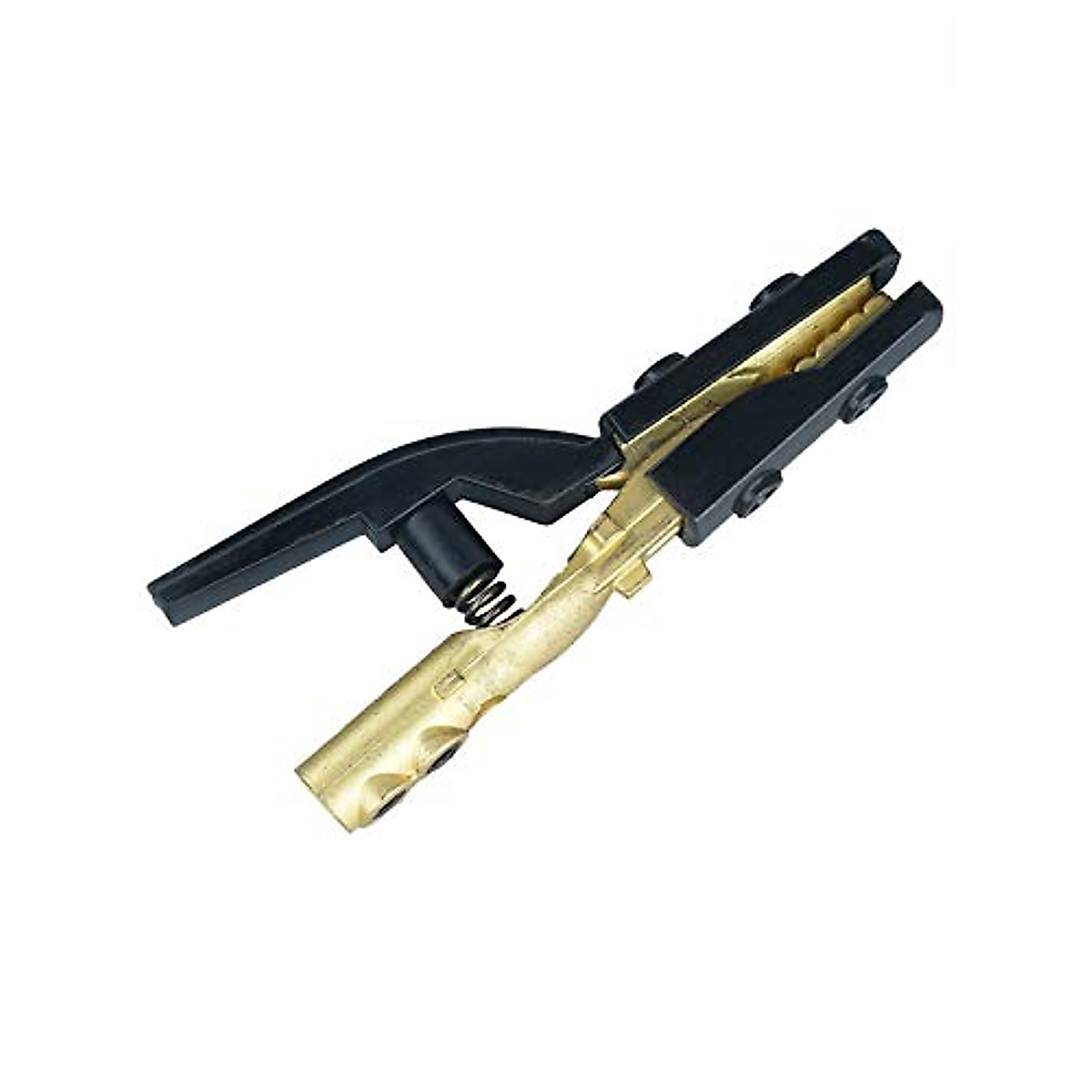 300A Welding Electrode Holder Clamp Style Casting Brass Materials for Arc MMA Welder,Black