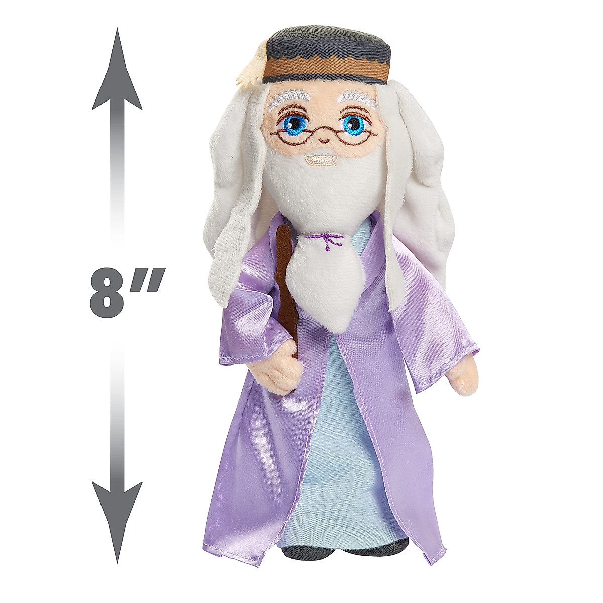 Harry Potter™ 8-Inch Spell Casting Wizards Professor Albus Dumbledore™Small Plushie with Sound Effects, Kids Toys for Ages 3 Up by Just Play