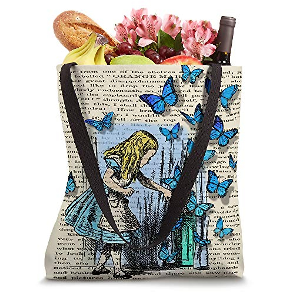 The Key To Wonderland - Alice in Wonderland Tote Bag