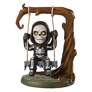 Spirit Halloween Lil Skelly Bones Mini Collectible Statue Collectible | Miniature Skeleton Figure | Halloween Decorations | Polyresin Figurine