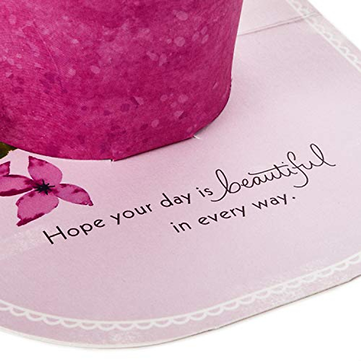 Hallmark Paper Wonder Mothers Day Pop Up Card (Purple Flower Bouquet, Beautiful in Every Way)
