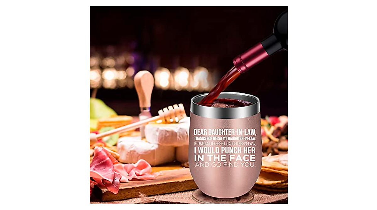 GSPY Wine Tumbler for Daughter in Law - Gift Idea