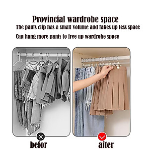 Boot Hangers for Closet, 18 PCS Hanging Clips Hook Clothes Pins for Laundry, Hanger Clips Towel Clips Boot Organizer for Home and Travel, Stainless Steel Hanging Hold Clips