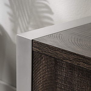 Sauder Rock Glen Credenza, L: 59.06" x W: 17.72" x H: 23.66", Blade Walnut Finish