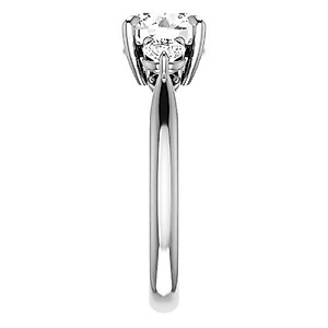 925 Silver, 10K/14K/18K Solid Gold Moissanite Engagement Ring, 3 CT Round Cut Handmade Solitaire Ring Diamond Wedding Ring for Woman, Birthday Gift for Her, VVS1 Colorless