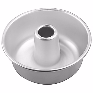 Yardwe Tube Pans for Baking Mini Angel Food Cake Pan, 4 inch Round Chiffon Cake Mold Aluminum Tube Pan Baking Cake Mould Donuts Molds