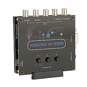 RGBS VGA SCART to YPBPR Converter for SFC, for Genesis, for N64, for PlayStation 1, for PlayStation 2, for Dreamcast, for Wii, for MD, for Saturn