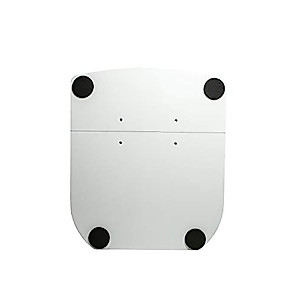 Locking Floor Stand - CTA Premium Large Locking Floor Stand Kiosk with Steel Body and Heavy-Duty Locking Enclosure with Keys for iPad Pro 12.9", Surface Pro 3, 4, 5, 6, 7, 8, X (PAD-PLSW) - White