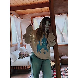 Aelfric Eden Mens Graphic Oversized Hoodie Print Streetwear Casual hoodies y2k Hooded Sweatshirt