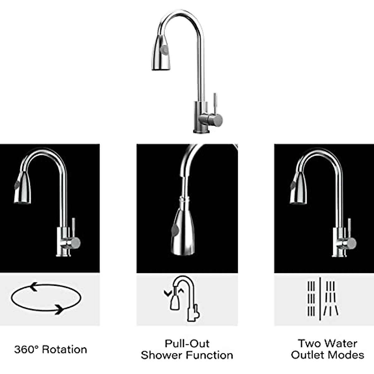 Stainless Steel Kitchen Sink Freestanding Outdoor Sinks Commercial Restaurant Sink Set w/Faucet & Workbench & Storage Shelves Industrial Sink Single Bowl for Patio Garden Garage 35.5×31.5×16.5"