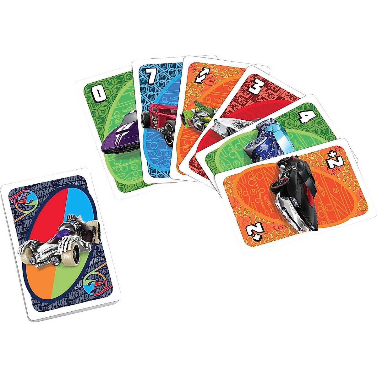 Hot Wheels UNO Matching Card Game Featuring 112 Cards with Hot Wheels Graphics, Game Night, Kids Gift Ages 7 Years & Older