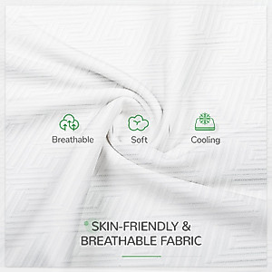 Novilla Queen Mattress, 10 inch Gel Memory Foam Queen Size Mattress for Cool Sleep & Pressure Relief, Medium Firm Bed Mattresses, Bliss