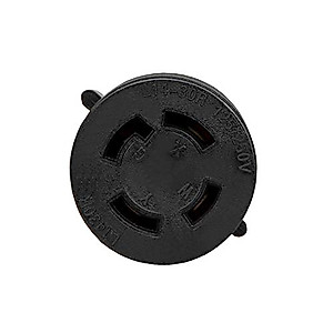 1.5FT Nema L5-30P to L14-30R Adapter Cable, 30-Amp L5-30 Male Generator Male to L14-30 Transfer Switch 4-Prong Female Adapter STW 10AWG, 30A Generator 3-Prong to 30A 4-Prong