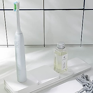 NiuYichee Set of 4 Water Absorbent Diatomite Coasters, Diatomaceous Earth Kitchen Soap Dish, Bathroom Trays, Water Absorbing Stone Used for Hand Soaps & Plants & Toiletries in The Modern Home