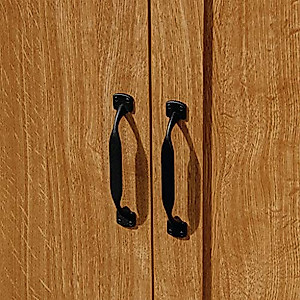 Sauder Storage Cabinet, Highland Oak Finish