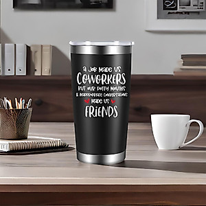 GSPY Wine Tumbler - Coworker Gifts, Funny Gifts for Coworker, Coworker Leaving Gifts for Women, Men - Funny Birthday, Mothers Day, Work, Appreciation, Farewell, Going Away Gift for Coworker