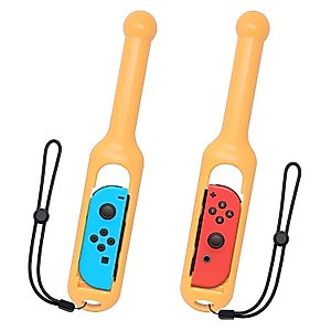 OSTENT 2 x Drumstick Game Handle Grip Controller for Nintendo Switch Joy-Con Controller