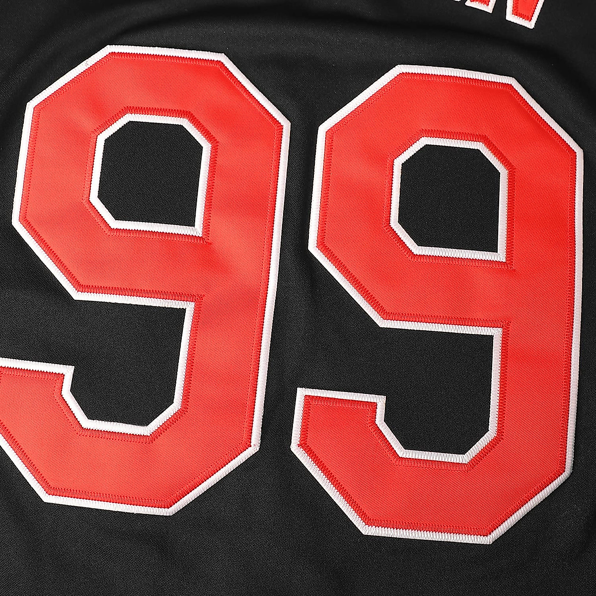 TKJPYWYH Ricky Vaughn 99 Movie Baseball Jersey,90s Hip Hop Clothing Stitched Sports Fan Shirt Navy Grey White S-3XL(99 Navy,XX-Large)