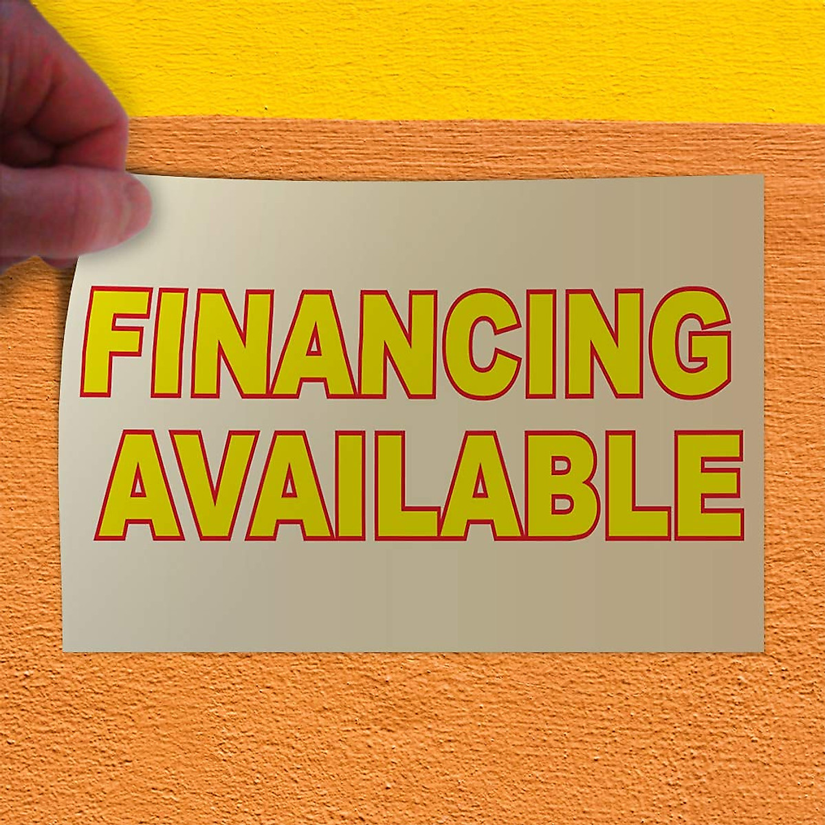 Decal Stickers Multiple Sizes Financing Available Business B Industrial Vinyl Safety Sign Label Business 10x7Inches