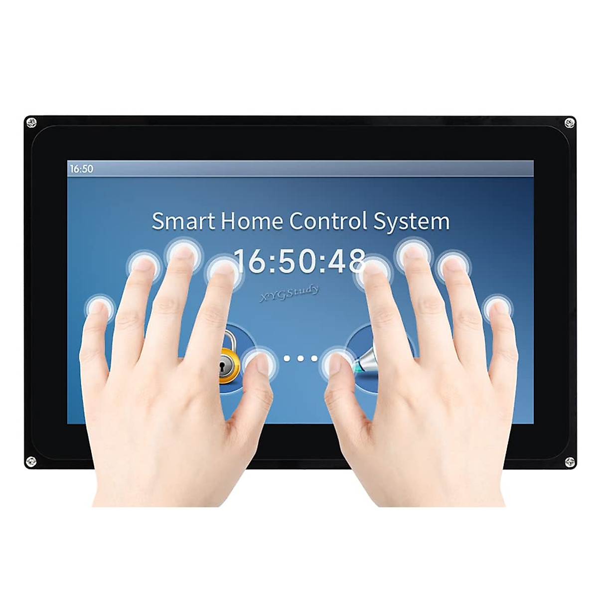 XYGStudy 10.1inch Capacitive Touch IPS Panel Display LCD (F) 1024 × 600 Resolution Toughened Glass