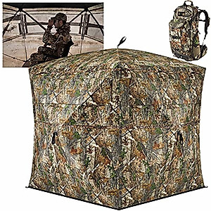 TIDEWE Hunting Blind & Hunting Backpack（Next Camo G2）