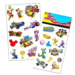 Mickey Mouse Mini Backpack and Drawstring Bag for Boys Set - Bundle with 11'' Mickey Mouse Mini Backpack, Drawstring Bag, Water Bottle, Stickers, More | Mickey Backpack Toddler