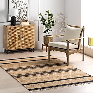 nuLOOM Ananya Area Rug, 5x8, Natural