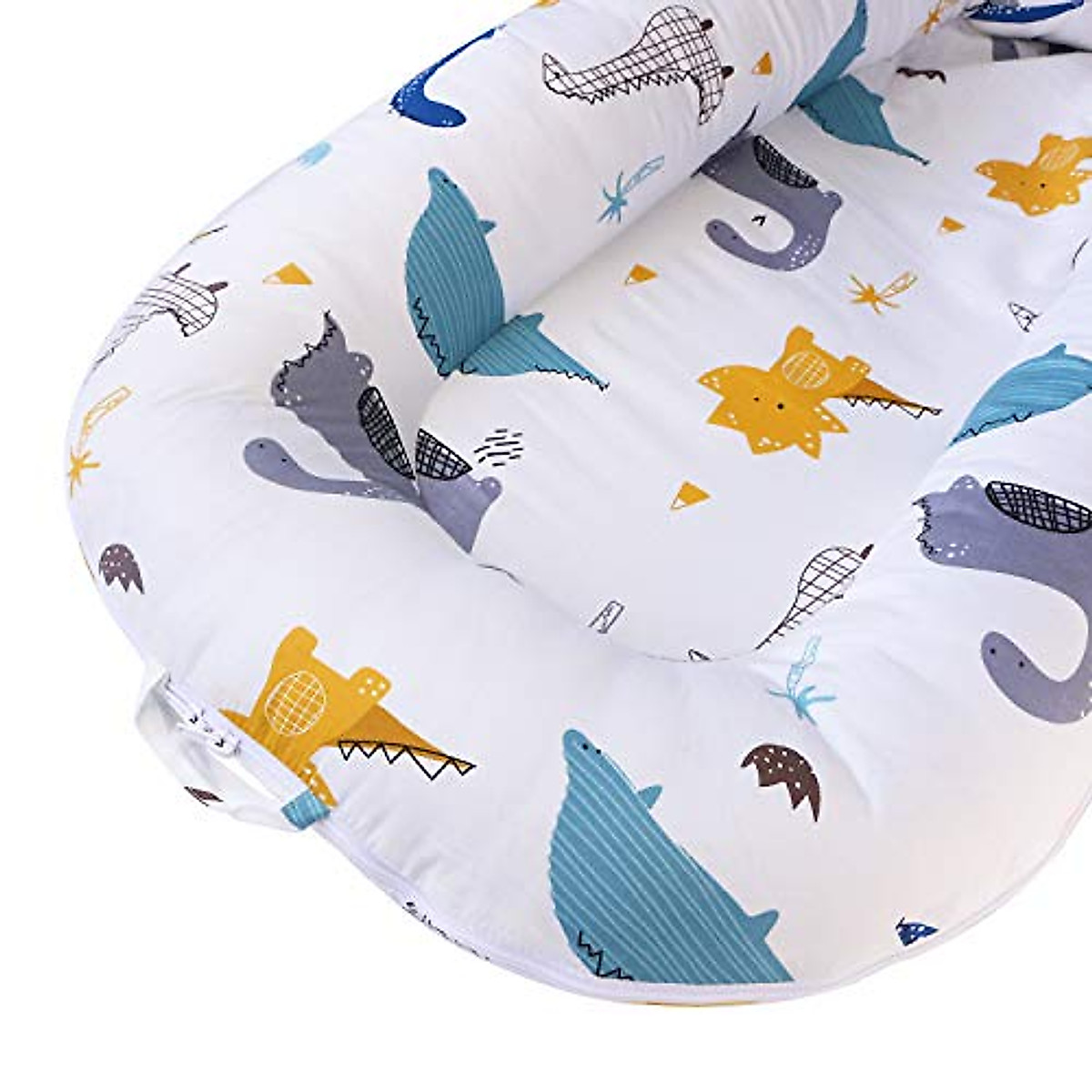 Hi Sprout Newborn Baby Nest Change Extra Cover (Suit for All Dockatot Deluxe Docks) (Dinosaur)