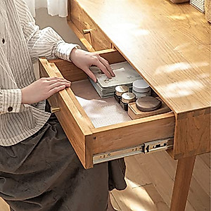 Shelf Liner Cabinet Pad Cabinet Liners ​Non Slip Waterproof Clear Kitchen Drawer Non Adhesive Mat for Fridge, Dresser, Wire Shelf, Toolbox, Cupboard, Pantry, Storage and Desk (17.7 Inch X 59 Inch)