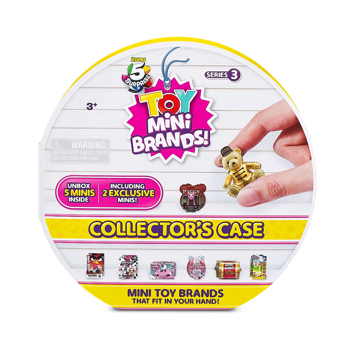 ZURU Mini Brands Collector's Case Series 3 - 30 Mini Brand Collectibles with 5 Mystery Minis