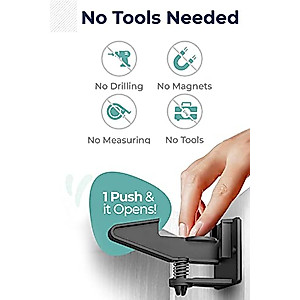 Cabinet Locks for Babies - 12 Pack - Adhesive Baby Proofing Cabinets Child Locks for Cabinets, Baby Proofing Child Proof Cabinet Latches, Drawer Locks Baby Proofing, Baby Cabinet Safety Locks