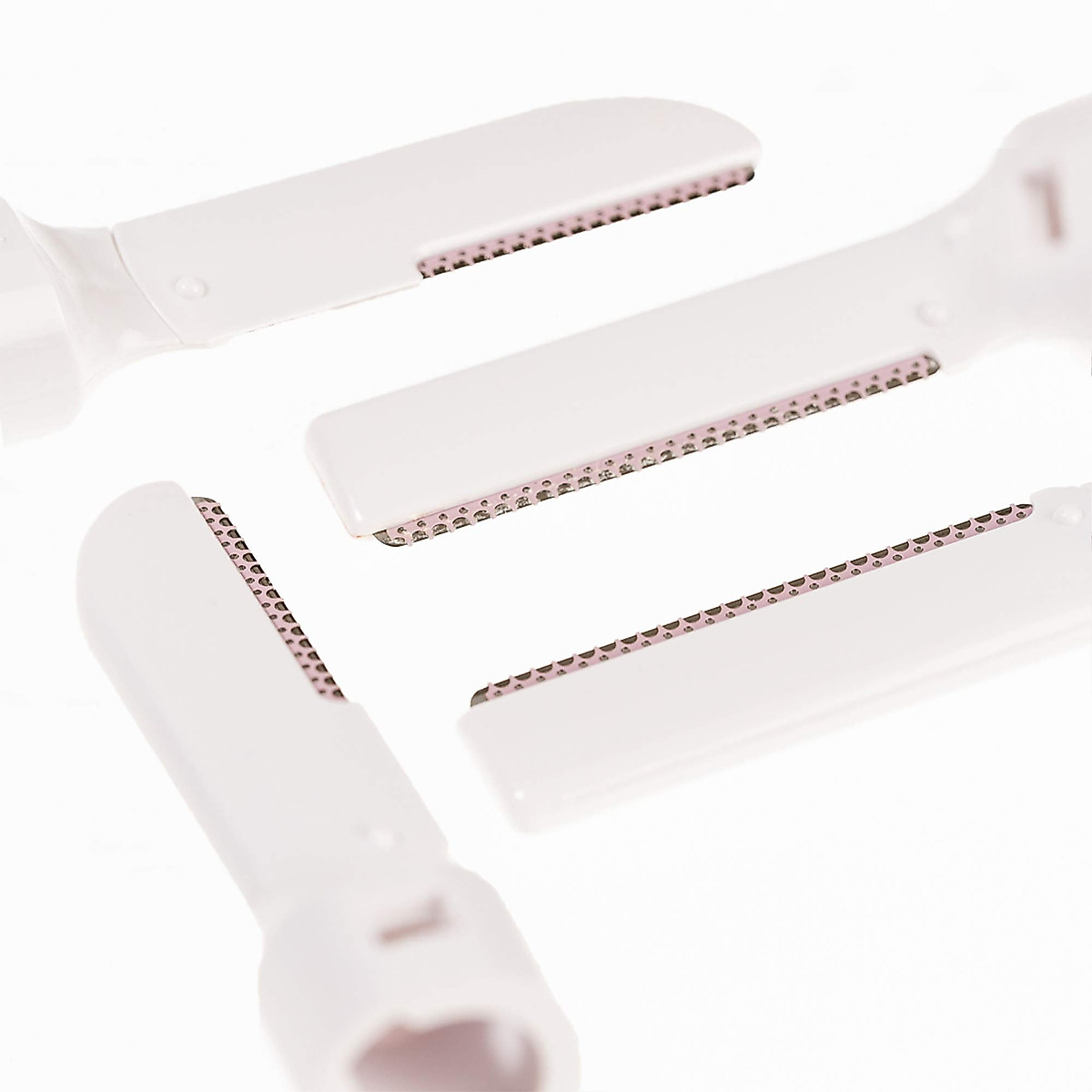 About Face Sonic Beauty-Wand Refill Blades for Exfoliating, 4 Pack â€“ Includes 2 Facial Blades & 2 Brow Blades