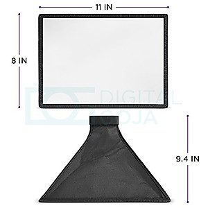 Flash Diffuser Light Softbox 11x8” by Altura Photo (Universal, Collapsible with Storage Pouch) for Canon, Yongnuo and Nikon Speedlight