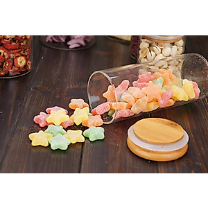 Bonwete Food Storage Containers Cereal Dry Food Storage Container with Bamboo Lid