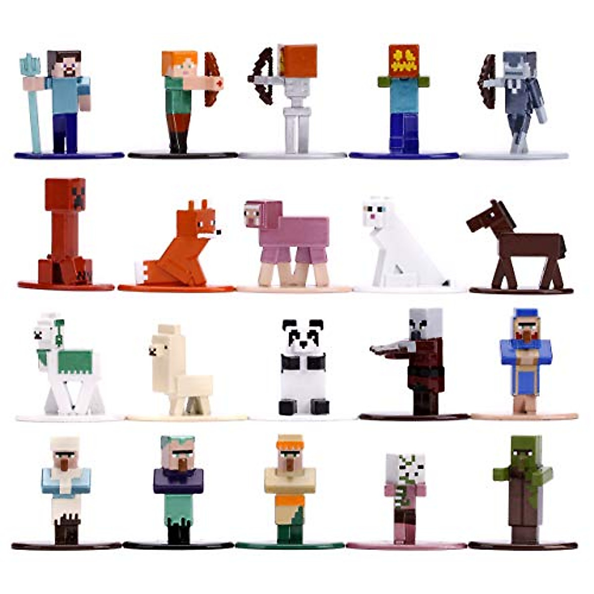 Minecraft Nano METALFIGS 20 PK W3