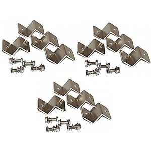 WindyNation Solar Panel Z-Bracket Mounting Kit 3 Sets