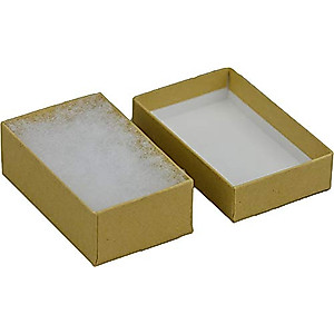 JPB Kraft Cotton Filled Jewelry Box #21 (Case of 100) 2.5 inches x 1.5 inches