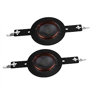 Heyiarbeit 2Pcs 25.5mm/1.00" Tweeter Voice Coil Audio Speaker High Tone Silk Film Rack Dome Tweeter Accessory for Audio Replacement