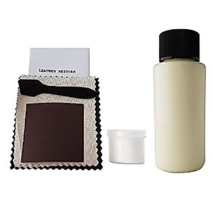 Leather and Vinyl Repair Kit with Ready to Use Color, Vanilla Cream - Repair, Recolor & Restore Couch, Furniture, Auto Interior & Car Seats