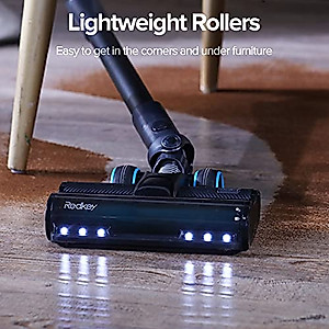 Redkey F10 Foldable Cordless Vacuum 3 in 1 Stick Vacuum Cleaner, Electric Stick Vacuum Cleaner 23Kpa 60 mins Runtime with 2200mAh Detachable Battery for Home Pet Hair Hard Floor Carpet