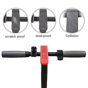 TOMALL Waterproof Silicone Protective Cover Case Central Control Panel Dust Proof Protective Shell Compatible for Xiaomi Mijia M365/M365 Pro Electric Scooter