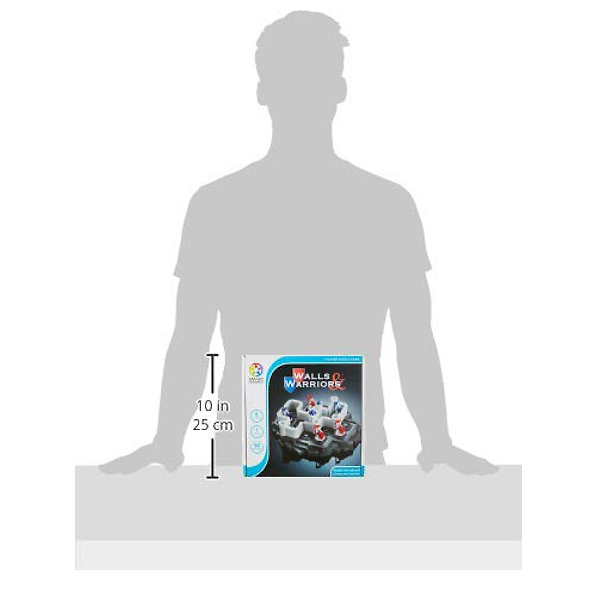 SmartGames Walls & Warriors Skill-Building Strategy Board Game for for Ages 8 and Up