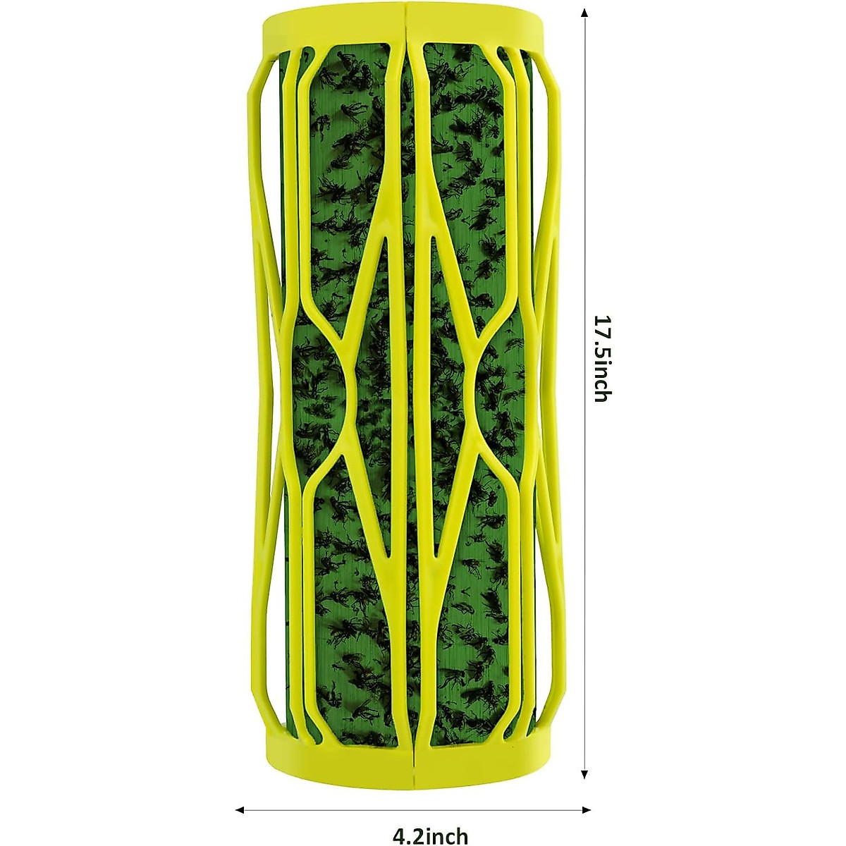 Dwcom 2 Pack Wasp Traps Outdoor, Carpenter Bee Traps for Outside, Fly Traps Outdoor, Fly Traps for Indoors, Flying Catcher, Gnat, Mosquito, Bee, Wasp Flying Insect Killer