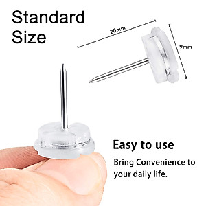 Magnetic Pushpin Magnetacks Magnet Thumbtack Poster and Photo Hangers for Walls Bulletin Boards (50)