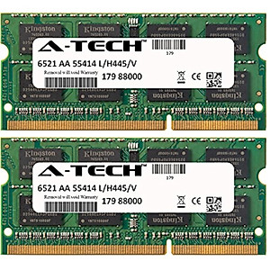 A-Tech 8GB KIT (2 x 4GB) For HP-Compaq HP Touchsmart Desktop 600-1040me 600-1040nl 600-1040uk 600-1047 600-1050 600-1050a 600-1050ch 600-1050de 600-1. SO-DIMM DDR3 NON-ECC PC3-10600 1333MHz RAM Memory