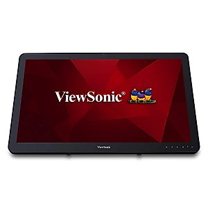 ViewSonic VSD243-BKA-US0 24 Inch 1080p 10-Point Touch Smart Digital Display with Bluetooth Dual Band Wi-Fi and Android Oreo 8.1 OS,Black