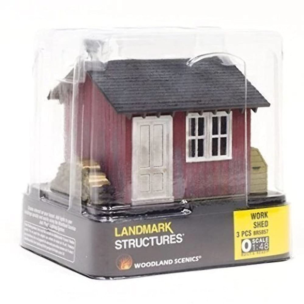 Woodland Scenics WOOBR5857 O Built-Up Work Shed