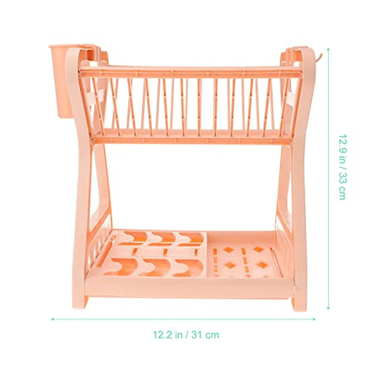 Kitchen dish drying rack Tableware Drain Holder Dish Plate Drying Rack Utensil Dinnerware Strainer Stand Multifunctional Dish Storage Organizer for dish storage rack Kitchen plastic dish drainers