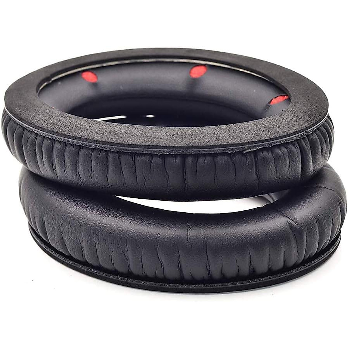 Cloud Revolver Ear Pads, Replacement Ear Cushion Earpads Cups Muffs Protein Leather Foam Pillow Cover Repair Parts for Kingston HyperX Cloud Revolver/Revolver S Gaming Headsets - Black