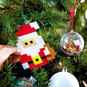 Fat Brain Toys Holly Jolly Jixelz Christmas Tree - Holiday Picture-Building Craft Kit, 6+